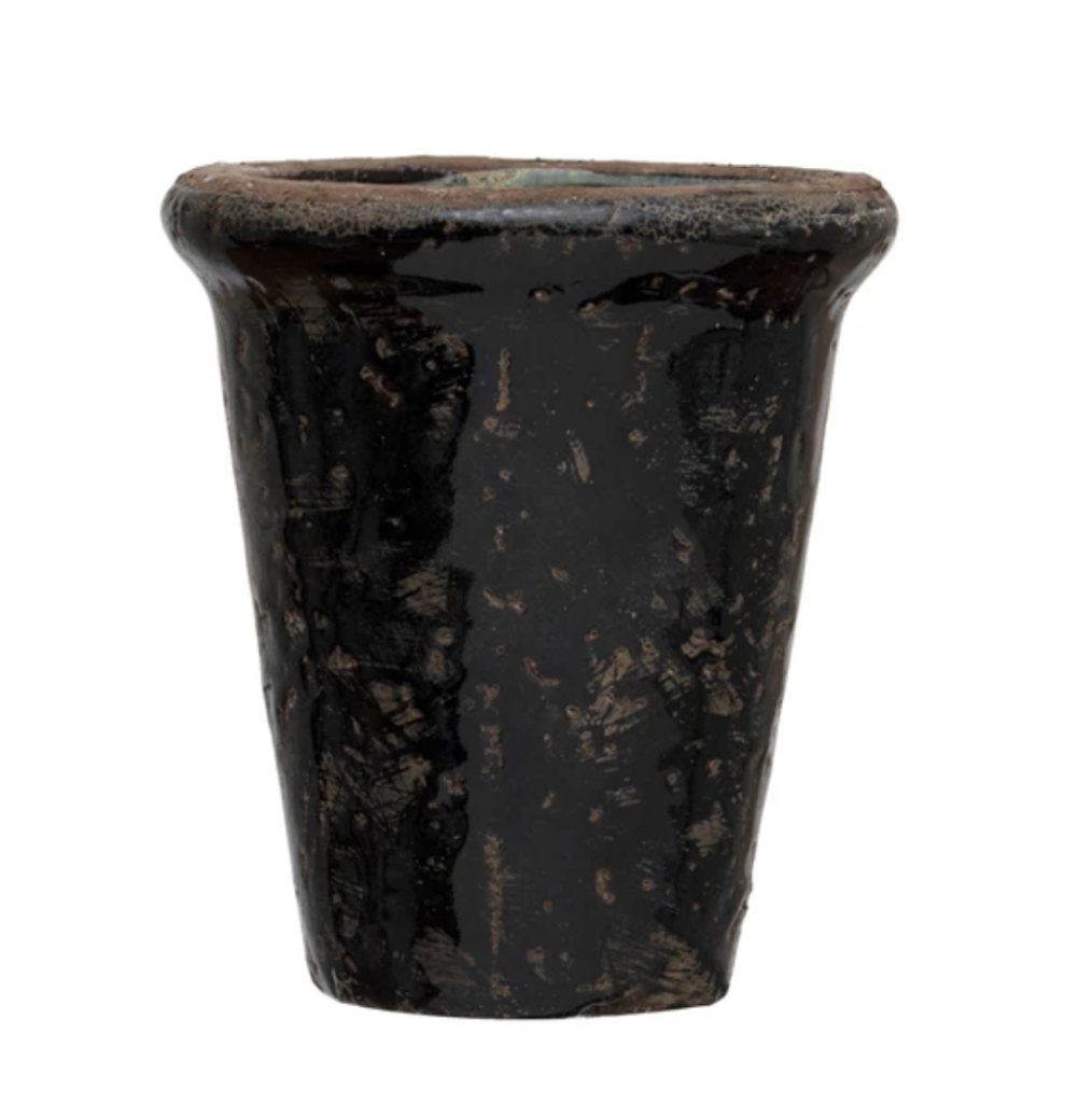 Black Terracotta Planter – Only Prettier Design